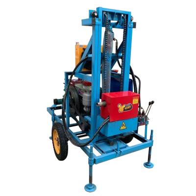 China Construction Works 600 KG Borehole Water Well Drilling Rig Truck Mounted with Compressor for sale