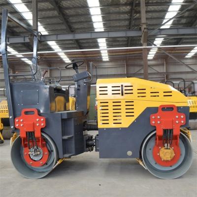 China High Power Engine 600kg Double Wheel Vibratory Roller for Walk Behind Road Compaction for sale