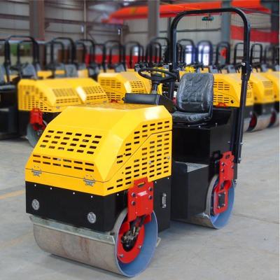 China Double Drum Roller Hand Road Roller Compactor for Small Road Paving Requirements for sale