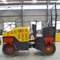 China Double Drum Roller Hand Road Roller Compactor for Small Road Paving Requirements for sale