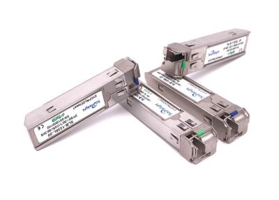 China Módulo los 40km Tx1310nm Rx1550nm -32dBm del transmisor-receptor del Sfp para el canal de la fibra en venta