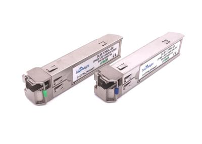 China Módulos compatibles 1.25G BIDI SFP el 120KM Tx1490nm Rx1550nm 1000base del Sfp en venta
