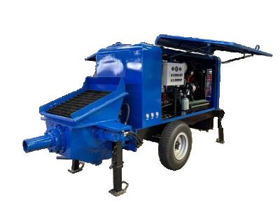 Removable Trailer Concrete Pump for Long Distance Concrete Conveying In Large Scale Engineering Projects