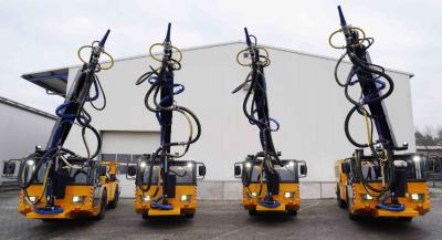 Eficienza del calcestruzzo bagnato macchina robot per il calcestruzzo avanzato affidabile per i progetti di tunnel di pendenza