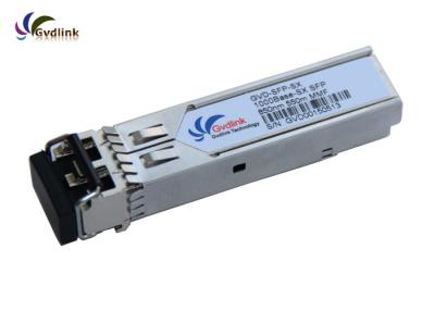 Cina modulo a fibra ottica del ricetrasmettitore di 850nm 550m SFP-GE-S in vendita