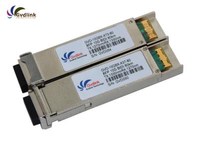 China Módulo compatible de la fibra del solo modo de XFP-10G-BX80U-I 1330nm los 80KM en venta