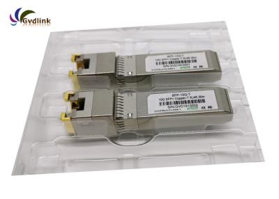China transmisor-receptor del cobre 10GBASE-T SFP+ de los 30m RJ45 en venta