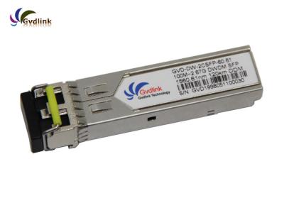 China Transmisor-receptor de DWDM-2CSFP120-60.61 1560.61nm el 120km DWDM SFP en venta