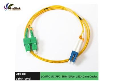 Cina LC/UPC-SC/UPC MP 9/125um Jumper Cables a fibra ottica in vendita