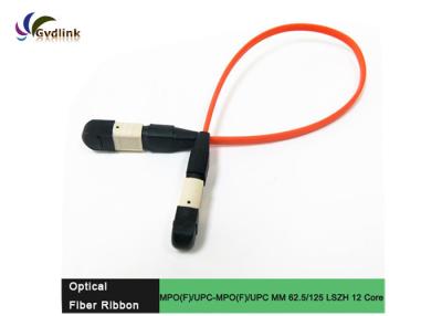 Cina 12 cavo di toppa femminile della fibra del centro MPO-MPO millimetri in vendita