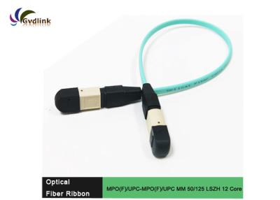 Cina 12 cavo di toppa femminile della fibra del centro MPO-MPO millimetri in vendita