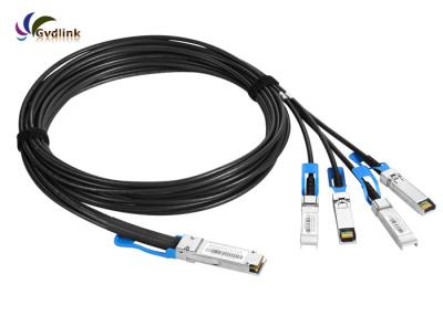 中国 1m Twinaxの互換性がある直接付加ケーブルQSFP-4SFP25G-CU1M 販売のため