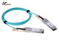 China QSFP28 100G Active Optical Cable 1m Compatible QSFP-100G-AOC1M 100Gb/s for sale