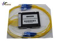 China Single Fiber 4 Channels 1610nm CWDM OADM Module Low Insertion Loss for sale