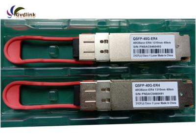 Cina Ricetrasmettitore ottico compatibile 40G di Cisco QSFP-40G-ER4 1310nm 40km in vendita