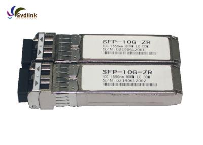 Cina Ginepro 740-045928 EX-SFP-10GE-ZR del ricetrasmettitore 10G 1550nm della fibra dei DOM LC 80km SMF SFP+ in vendita
