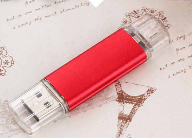 Πορτοκαλί Drive τηλεφωνικής USB λάμψης μικροϋπολογιστών κινητό/εξωτερικό Drive λάμψης
