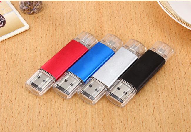 Πορτοκαλί Drive τηλεφωνικής USB λάμψης μικροϋπολογιστών κινητό/εξωτερικό Drive λάμψης