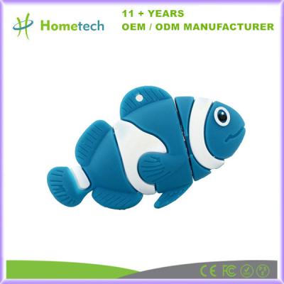 China Custom Fish Shape USB 3.0 Stick 16GB 32GB 128GB High Speeds 64GB Memory USB Stick for sale