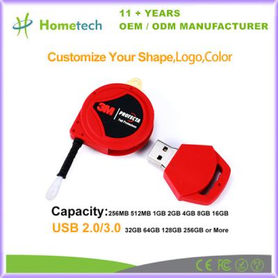 Cina Forma personale del fumetto del PVC di logo di 8GB 32GB 64GB Pen Drive Memory Stick Custom 3D in vendita