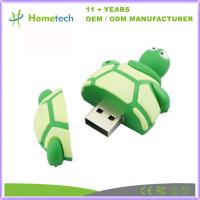 China Tortoise Shape Customized USB Flash Disk Rubber Cartoon Pendrive Cute USB Flash Drive for sale