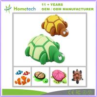 China Tortoise Shape Customized USB Flash Disk Rubber Cartoon Pendrive Cute USB Flash Drive for sale