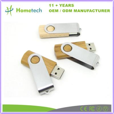 Cina Windows/Mac OS/Linux Compatibile 256GB Wood Twist USB Flash Drive con design in legno classico in vendita