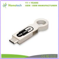 China Portable Waterproof USB C Flash Drive for Data Protection Elegant Silver or Customized for sale