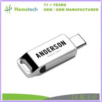 China Silver Waterproof Type C USB Flash Drive with Large Capacity 512GB Customized for sale
