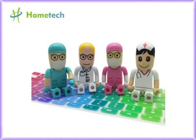 Cina Mini fumetto pendrive dell'infermiere di medico delle unità USB 64gb del carattere del regalo in vendita