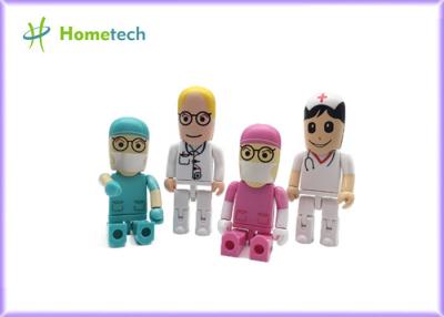 Cina Mini fumetto pendrive dell'infermiere di medico delle unità USB 64gb del carattere del regalo in vendita