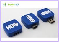 China Square Swivel 2GB Plastic USB Flash Drive Micro USB 2.0 / 3.0 for sale