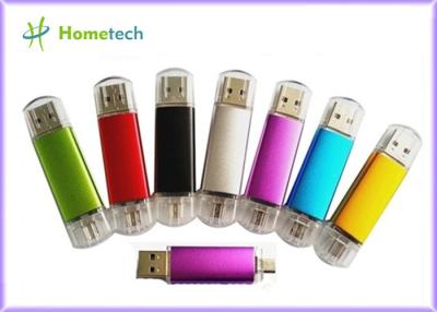 China Barra de memoria Flash de memoria USB del teléfono móvil de OTG USB 2,0 con el logotipo impreso en venta