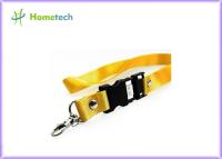 China Plasitc + Polyester Lanyard USB Flash Drives USB 3.0 Custom Printed for sale