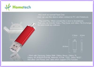 Китай Померанцовый микро- привод вспышки USB мобильного телефона/внешний внезапный привод продается
