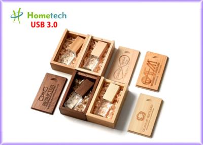 Cina Archiviazione di dati 3,0 Crystal Usb Flash Drive di legno 4GB 8GB 16GB 32GB 64GB 128GB in vendita