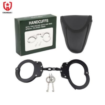 China CW-2022-05 Chain Type Carbon Steel Handcuffs with Good Price for sale