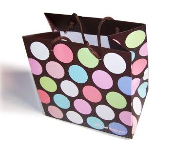 China Manufacturer customized with cotton handle shopping paper bag for clothing shop gift promotion for sale