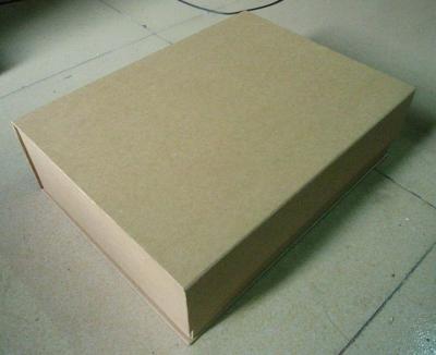 China Wholesale kraft paper custom flat pack double layer folding box with magnet closure for sale