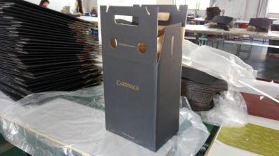 China Wholesale corrugated strong paper cardboard flat shipped wine box for sale