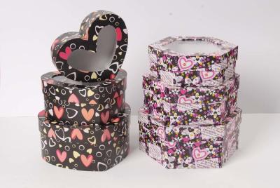 China High-end rigid cardboard box various shapes gift package box with clear PVC Window for sale
