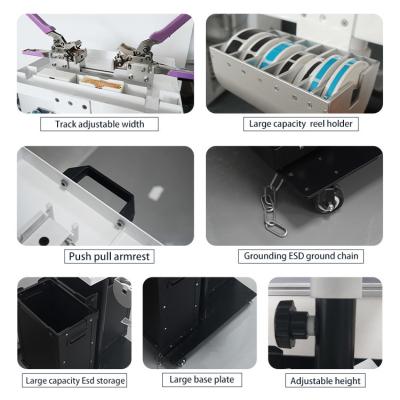 China K700 Removable ESD SMT Splicing Cart SMT Trolley With Wheels for sale