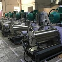 China Customized Horizontal Wet Grinding And Dispersing Sand / Bead Mill Machine for sale
