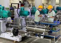 China Horizontal Nano Grinding Bead Mill Machine Pin Type Ex Saving For MLCC Processing for sale