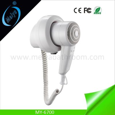 China new style wall mounted hair dryer for hotel for sale