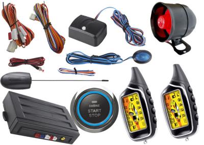 China Two Way Car Alarm System With Start Stop Engine Button , Anti Robbery Auto Security Alarm Systems for sale