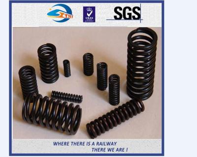 China manufacturer galvanized steel compresion load type railway coil spring for sale