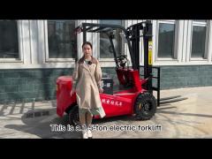 1,5 carrello elevatore elettrico dell'impilatore di Walkie dei semi del dispositivo di sollevamento del magazzino di Ton Load Wheel Forklift Electric