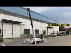 3 Ton Remote Control Elevator Crawler Cranes ZHONGMEI Small Hydraulic Spider Crane