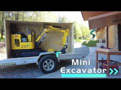 Escavatore idraulico For Engineering della ruota dello sterro 7 Ton Wheeled Digger Clamshell Shovel